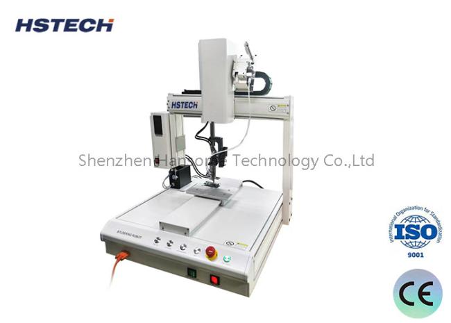 4 Axis Robotic Soldering Machine with High Precision Stepper Motor and Timing Belt
