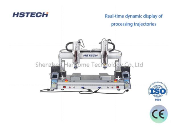 6 Axis Screw Fastening Machine with Double Screw Feeder for Quick Operation