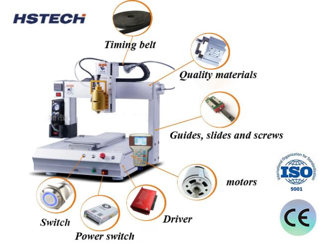 Precision Glue Dispensing Machine for PUR Heating Valve and CorelDraw CAD Integration