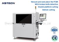China Double Platform Cutting With Broken Knife Detection Inline PCBA Router Machine for sale