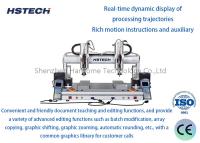 China Touch Screen Dual Head Suction Screw Feeder Auto Screw Locking Machine 600x300mm for sale