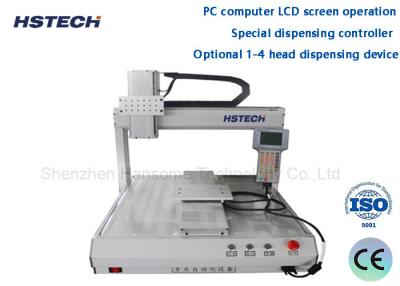 China PC Computer LCD Screen Operation Special Dispensing Controller 4Axis Glue Dispensing Machine for sale