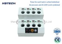 China 8 Tank Solder Paste Thawing Machine 500g Standard Bottle PLC Control 220V for sale