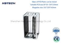China Screw Adjustable SMT PCB ESD Magazine Rack 535x460x565mm Fully Conductive Storage 50pcs for sale