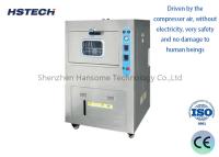 China SUS304 Pneumatic SMT Stencil Cleaning Machine 360 Degree Spray HS-600 740x740mm for sale