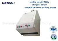 China 100kg AGV Transport Cart Li Battery Rubber Tape Guided Automatic Guided Vehicle 24V for sale