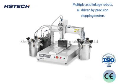 Κίνα Δίπλωμα κόλλας τεσσάρων σταθμών για λάμπα LED με σταδιακό κινητήρα προς πώληση