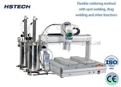 Κίνα Αυτόματη συσκευή διανομής κόλλας LED με 4 περιστρεφόμενα σταθμούς εργασίας και οθόνη κειμένου προς πώληση