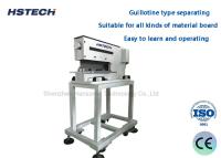 China Pneumatic PCB Depaneling Machine Linear Knife Type 360mm Cutting Length 10W Power for sale