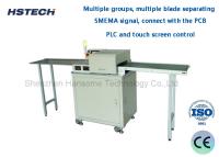China PLC Touch Screen Multiple Blade LED Strip PCB Depaneling Machine 200W 220V for sale