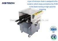 China PCB Lead Cutting Machine 8/10inch Blade 250mm Width 4500RPM for sale
