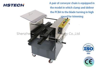 China AC380V 8/10inch Blade 3600rpm Automatic PCB Lead Cutting Machine for Max 250mm PCB for sale
