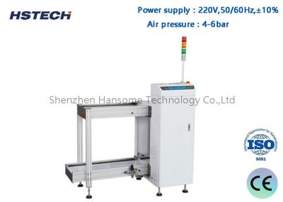 China Cinturón de transporte ajuste de ancho de PCB 3 pantalla de color cargador de revista SMT en venta