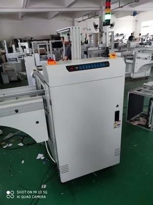 China Modo de control de botón LED con pantalla de luz de 3 Lolor 40mm Pitch 20M/Min 90 grados Descargador de revista de PCB en venta