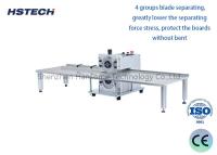 China 4 Groups Blade Step Cutting PCB Depaneling Machine 90W 220V Adjustable Platform for sale