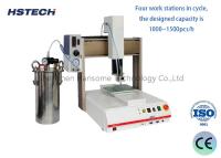 China PC LCD Screen Controlled Glue Dispensing Machine 300x300x100mm for Wall Gap Sphere for sale
