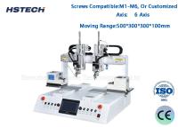 China Touch Screen Dual Head Suction Screw Feeder Auto Screw Locking Machine 600x300mm for sale