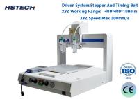 China 4 Axis Glue Dispensing Machine 400x400mm Stepper Motor Timing Belt LCD Control for sale