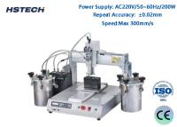 China 4 Station Automatic LED Bulb Glue Dispenser 160mm Max Diameter PLC Controlled for sale