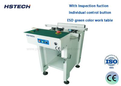 China LED Button Control ESD Belt PCB Handling Conveyor Max 390mm PCB Width for sale