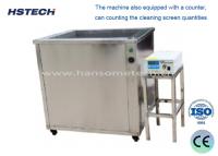 China Stainless Steel SMT Stencil Cleaning Machine HS-600 3 Level Filter 740x740mm for sale