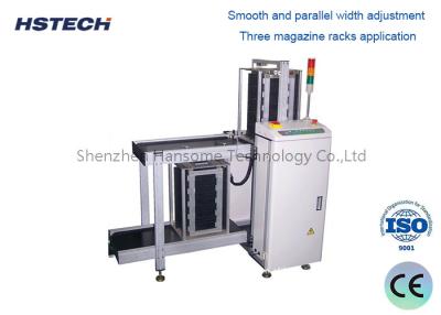 China Touch Screen PLC Control System PCB Unloader Handling Equipment with 6 Magazines Loading Capability for sale