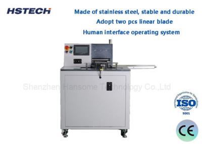 Human Interface Operating System Stainless Steel Stable And Durable Auto Guillotine PCB HS-A310 Depanelizer