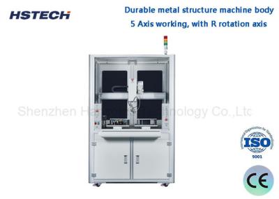 Cina 5 Axis Double Platform Floor-standing Automatic Soldering Robot for Pcb Soldeing in vendita