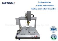 China Desktop SMT Soldering Robot 5 Axis PCB Assembly with Rotation Axis 500x300mm for sale