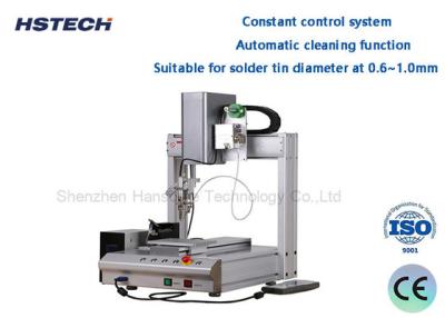 China Máquina de soldadura de robots de PCB de lecho único de 0,8 mm punta de soldadura Programación manual HS-S331R en venta