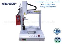 China Double Soldering Tip Automatic Soldering Robot Dual Station 500x300mm ±2℃ Temp Accuracy for sale