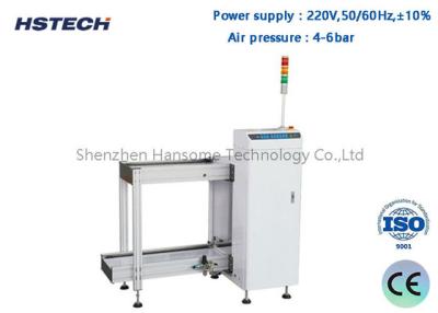China Cinturón de transporte ajuste de ancho de PCB 3 color pantalla SMT cargador de revistas HS-LD330 en venta