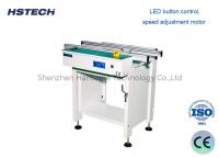China Stainless Steel PCB Handling Conveyor 0.5-1.5M Hand Crank Width Adjustable 900mm Height for sale