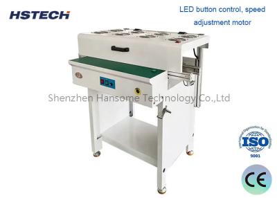 China Aluminum Alloy Rail Stainless Steel Manual Hand Crank ESD Belt PCB Handling Equipment for sale