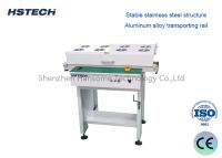 China PCB Handling Conveyor Max 390mm Width Hand Crank Adjustable Stainless Steel 0.5-20m/min for sale