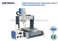 China Heating PUR Valve Glue Dispensing Machine HS-D331 300x300x100mm CAD CorelDRAW Support for sale