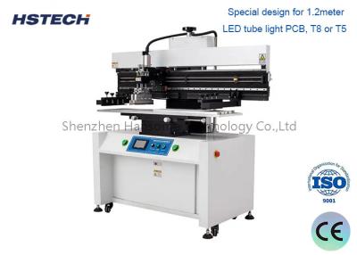 China Máquina de impresión de pasta de soldadura semiautomática para PCB de tubo LED de 1,2 m en venta