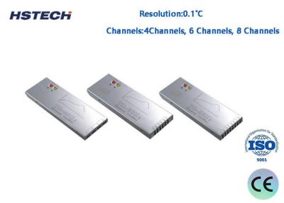 China 8 Channels K Type 100mW RS232 USB Thermal Profiler 3.6VDC for sale
