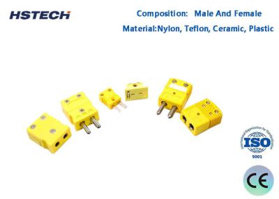 China Omega Welding Thermal Break Profile Thermocouples K Miniature Plug Length Options for sale