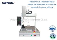 China 4 Axis Automatic Soldering Machine 300x300x100mm Manual Programming High Precision X/Y/Z/R for sale