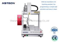 China 4 Axis Soldering Machine 300x300mm Manual Programming High Precision X/Y/Z/R Rotation for sale