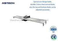 China Long Platform 4 Groups Blade LED Hard Strip PCB Depaneling Machine 1200mm for sale
