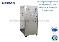 China Pneumatic SMT Stencil Cleaner HS-600 with Drying Function 360 Degree Spray Bars 740x740mm for sale