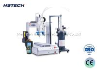 China Four Station LED Bulb Glue Dispensing Machine 1000-1500 Pcs Per Hour PLC Control for sale