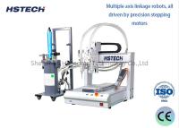 China LED Bulb Glue Dispensing Machine 4 Station 160mm Diameter PLC Controlled for sale