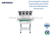 China Stainless Steel Manual Hand Crank PCB Conveyor 600mm 1000mm Adjustable Width for sale