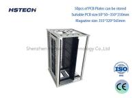 China Anti-static PCB Storage Magazine Rack 535x460x565mm Adjustable Width for 50 PCBs for sale