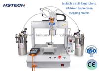 China Four Station Round Glue Dispensing Machine 300 RPM PLC Controlled LED Assembly for sale