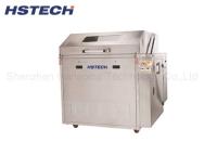 China PLC Controlled Aqueous Automatic SMT Wave Solder Pallet Cleaner 1000mm Basket 60L Tank for sale