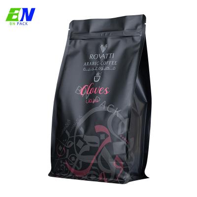 中国 12oz無光沢の終わりの習慣は弁が付いている平底のコーヒー バッグを印刷した 販売のため